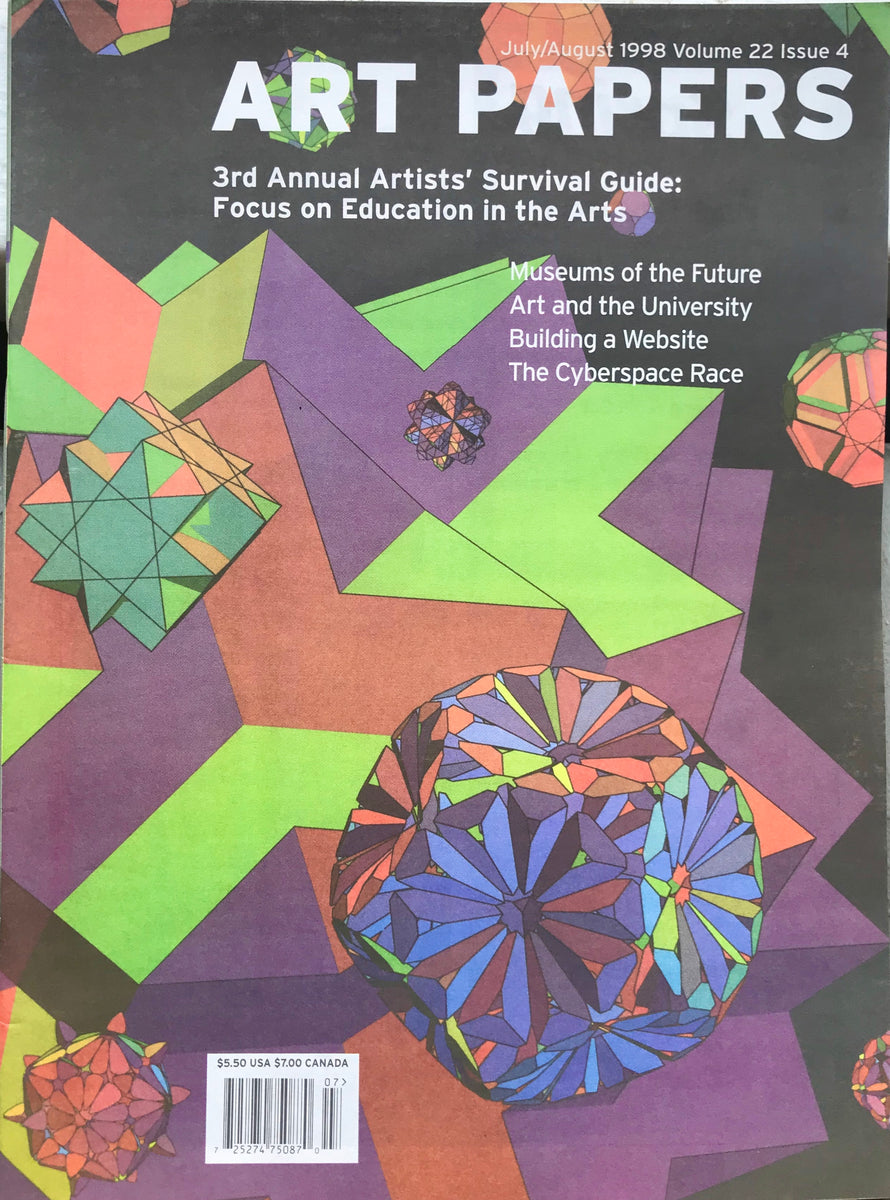 ART PAPERS 22.04 - July/Aug 1998 – Art Papers Shop