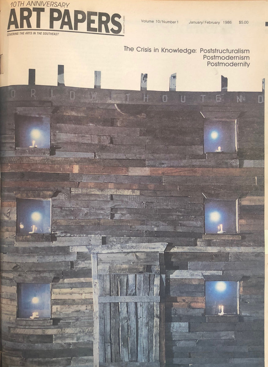 ART PAPERS 10.01 - Jan/Feb 1986 – Art Papers Shop